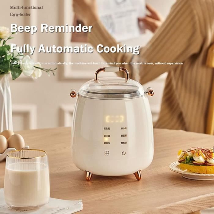 Oeuf Vapeur, Cuiseur À Œufs Électrique Multifonction Pour Œufs Pochés, Cuiseur À Œufs 400W Pour ...