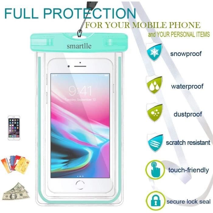 Lot de 2 Coques de Protection étanches en TPU Souple et étanche à la ...