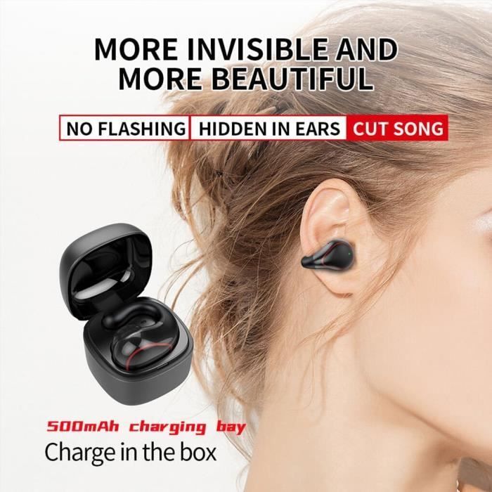 1 Pc Bluetooth-Compatible Sans Fil Intelligent Écouteur Oreillette ...