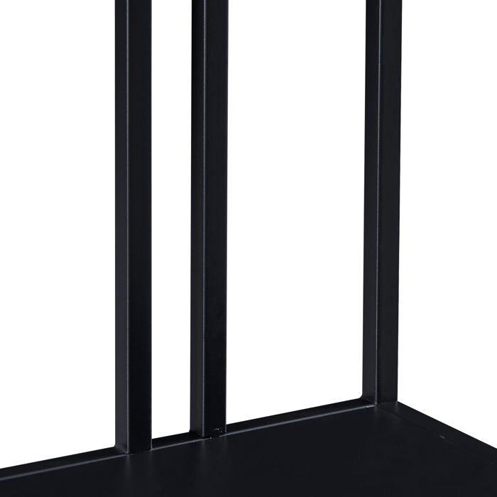 Table console métal 85 x 55 x 30 cm noir 03_0008584 - Cdiscount Maison