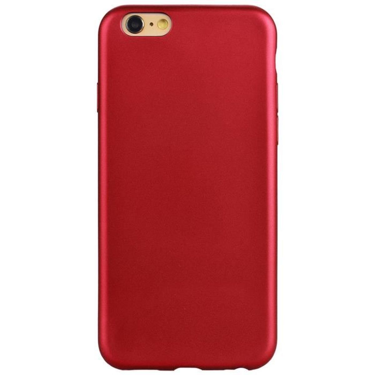 Coque iPhone 6 Rouge Gel Silicone Flexible Doux Case avec Bumper ...