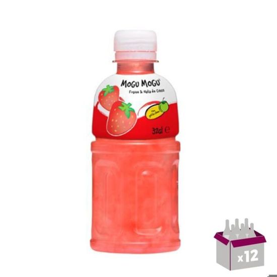 Mogu Mogu – Jus de fraise - 12 x 32 cl - Cdiscount Au quotidien