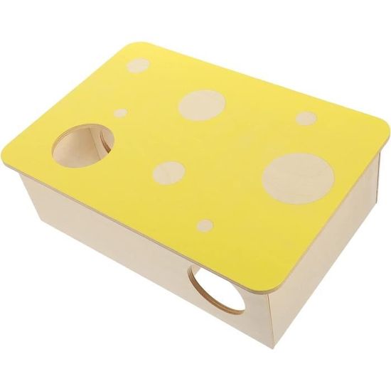 Cage pour Chinchilla et Hamster Animal Caché en Bois Vert - Dimensions ...