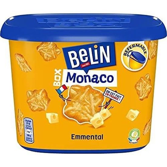 LOT DE 5 - BELIN - Crakers Box Monaco Emmental - boîte de 205 g ...