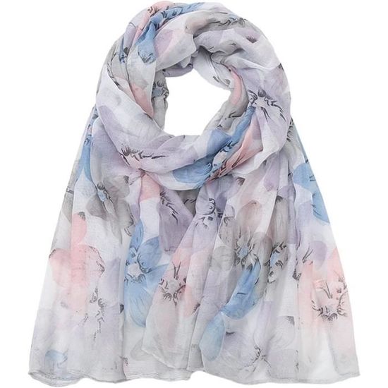 Foulard Fin, Léger Et Doux Pour Femme - Foulard En Soie - Écharpe ...