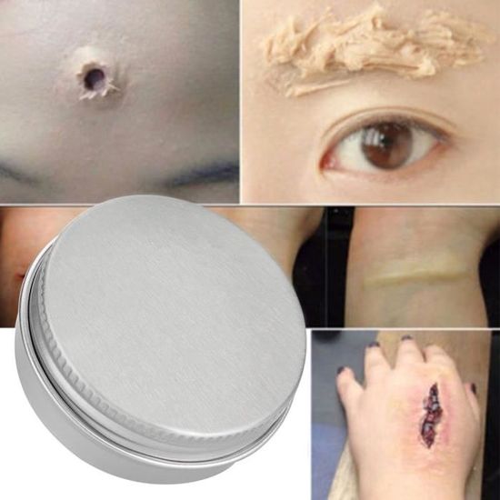 KIMISS cicatrices de fausses plaies Cire de maquillage d'Halloween pour ...
