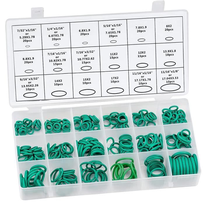 Joints Toriques Kit, 270 Pcs étanchéité Joints de Rechange Hydraulique ...