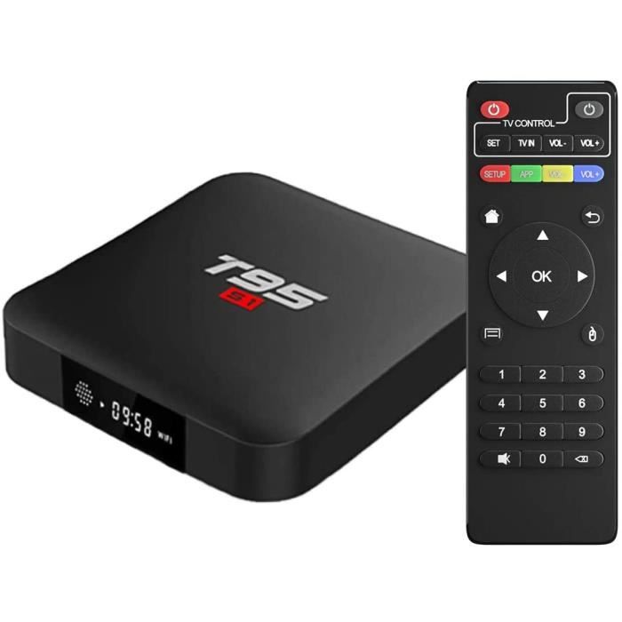 Android 7.1 tv box, t95 s1 smart internet tv box amlogic s905w quad ...