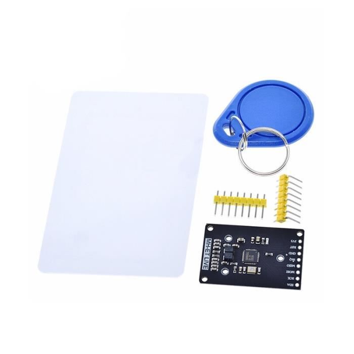 Module RFID RC522 RDM6300 Kits S50 13.56 Mhz 125Khz 6cm avec étiquettes ...