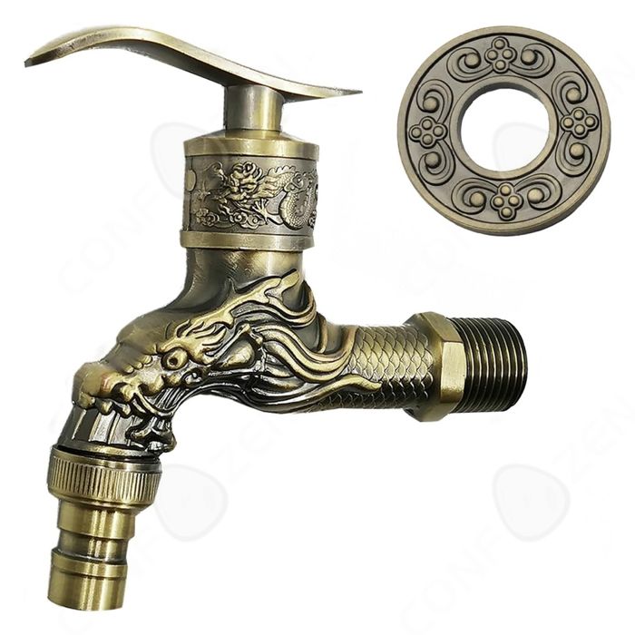 C Robinet avec siège de valve de 2 cm de diamètre en alliage de zinc ...