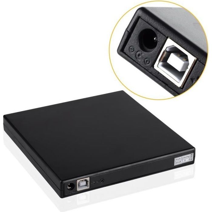 X-Century® Lecteur Graveur DVD CD R/RW Externe Slim USB 2.0 Combo pour ...