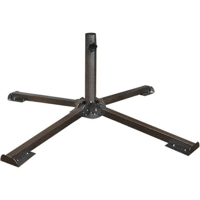 Support De Parasol À Quatre Pieds, Support De Parasol Portable Pliant ...