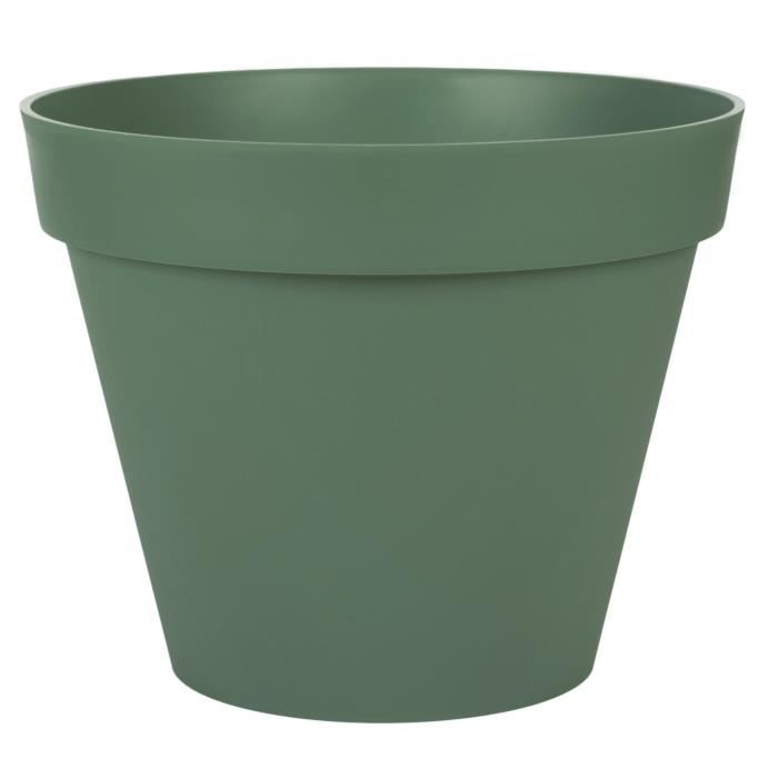 Pot de fleur EDA Plastique Rond TOSCANE Vert Jungle Ø 39 x 32 cm 23 L ...