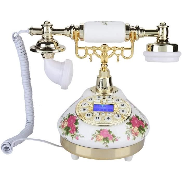 Téléphone Fixe Vintage, téléphone rétro-téléphone Design rétro ...
