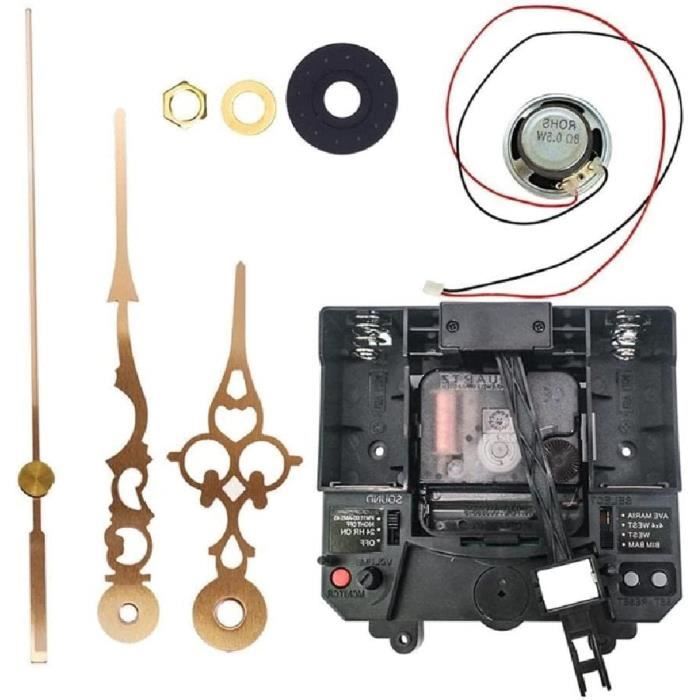 Mécanisme de Mouvement d'horloge à Pendule à Quartz Mural avec boîte à ...