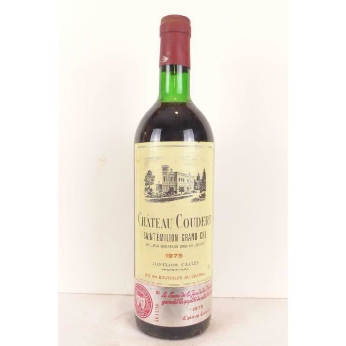 Saint-émilion château coudert grand cru rouge 1975 - bordeaux - La cave ...