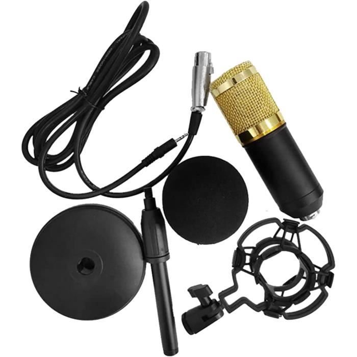BM-800 Microphone à condensateur Kit de Microphone Portable à Haute ...
