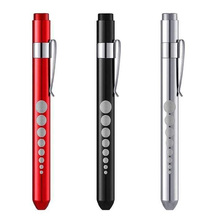 Led Penlight Lampe Penlight Pen Torch (Lot De 3), Lampe Stylo Led ...
