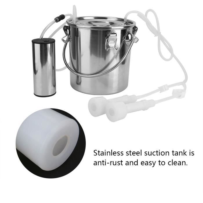 CHN Kit de traite pour chèvres, moutons et vaches Machine à traire ...
