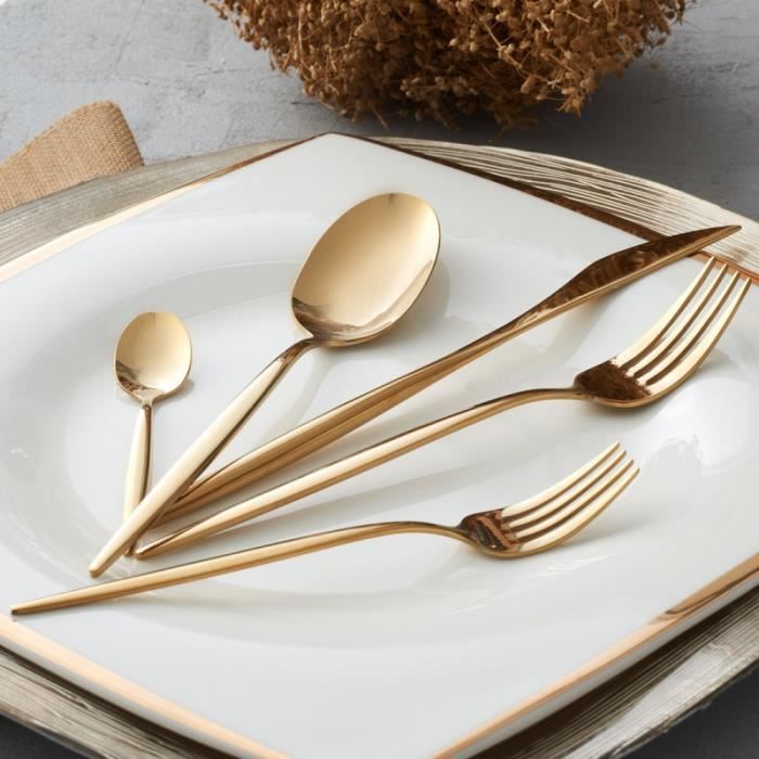 Ensemble de couverts Karaca Lizbon pour 6 personnes, 30 pièces, couleur ...