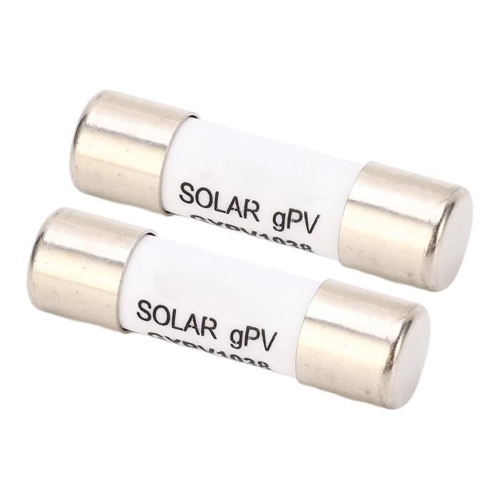 Mxzzand fusible PV CC Fusible solaire PV, 2 pièces, contre les courts ...