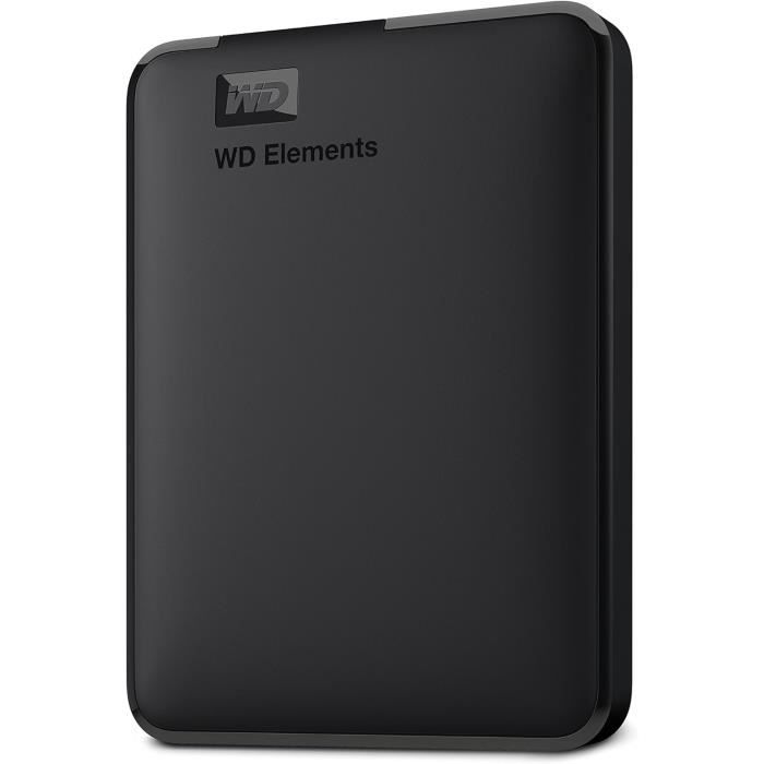 Wd 4 Tb Elements Portable External Hard Drive - Usb 3.0, Black[J689 ...