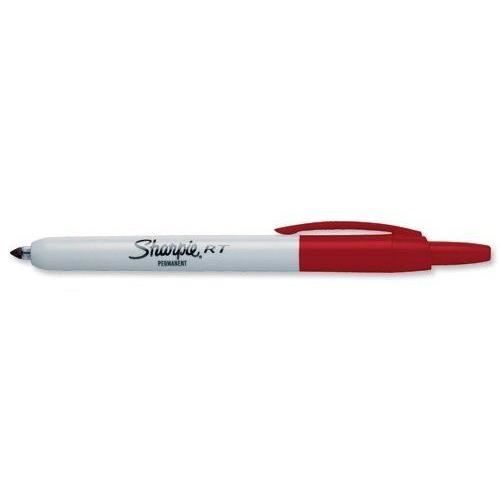 Sharpie S0810850-R Marqueur permanent Pointe ogive rétractable Rouge ...