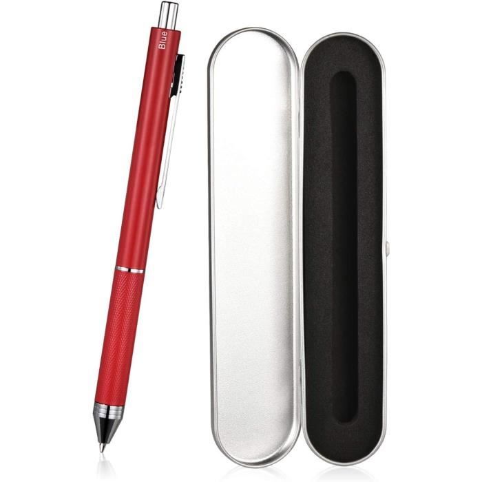Stylo à bille multifonction 4 en 1 rechargeable et rétractable + crayon ...