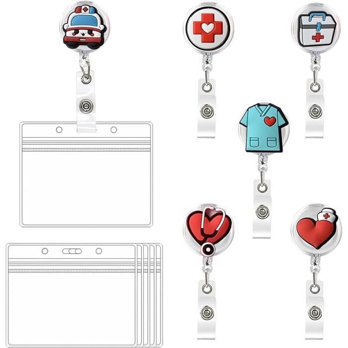 Porte Badge Infirmiere Badge Infirmiere Personnalisé Attache Badge ...