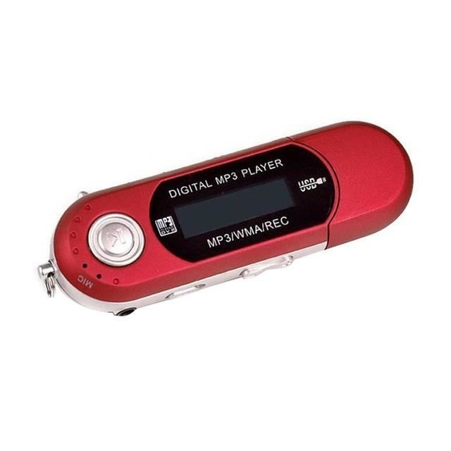 LECTEUR MP3,Red -8 GO--Mini lecteur de musique Mp3 Portable, écran Lcd ...