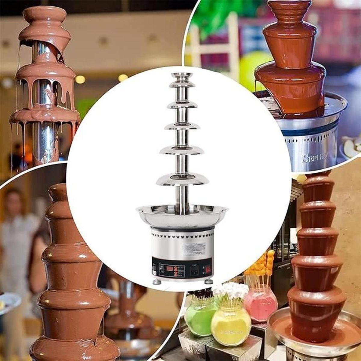Machine De Fontaine De Chocolat À 4-5-6-7 Niveaux, Machine De Nostalgie ...