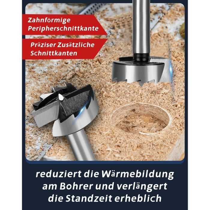 Meche Bois 15 Mm Fraise Bois Carbure Foret Bois Meche A Faconner Meche ...