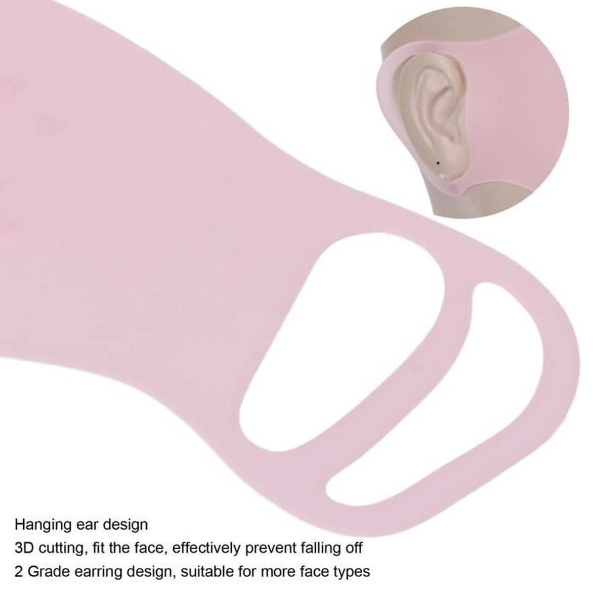 Coussinet pour les yeux en silicone Cache-oeil pour masseur en silicone ...