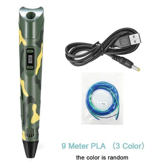 Stylo 3d,Stylo de dessin 3D pour enfants, bricolage, impression 3D, cadeau d'anniversaire festif ...
