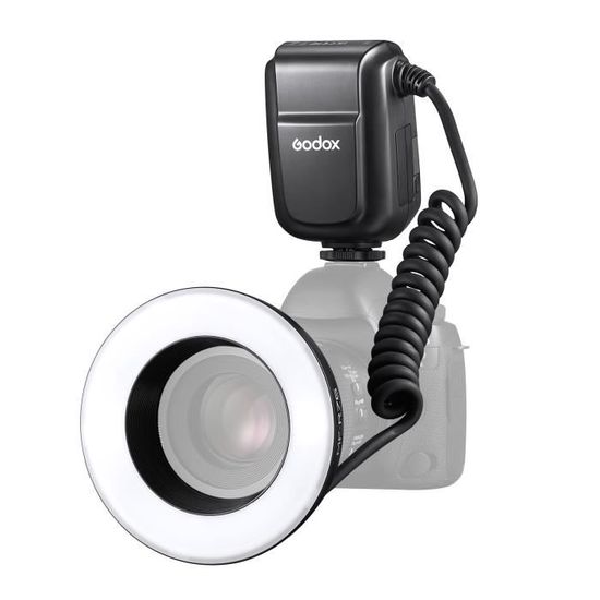Godox MF-R76 Universal Macro Ring Flash Light GN14 10 niveaux de ...