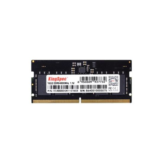 Mémoire RAM - KINGSPEC - DDR5 - 16 Go SODIMM - 4800 MHz - 1,1V ...