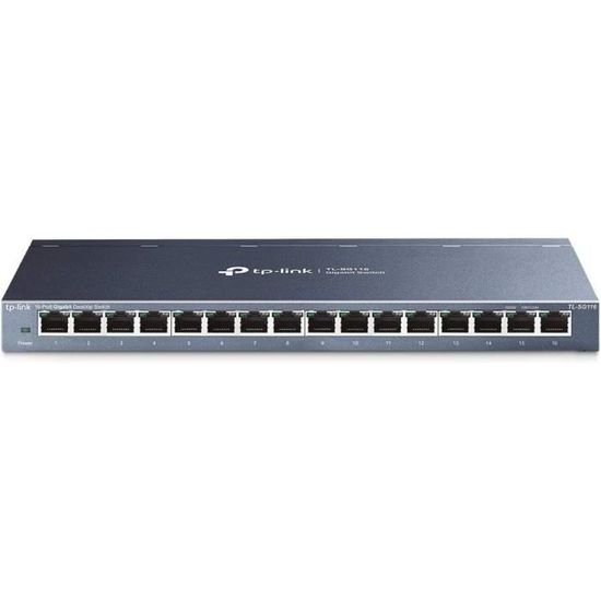Sg116 Switch Ethernet Gigabit 16 Ports Rj45 Metallique 10-100-1000 Mbps ...