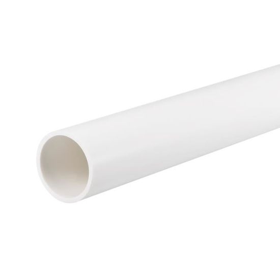 Tuyau PVC rigide blanc 28mm intérieur 32mm extérieur 0.35m haut impact ...