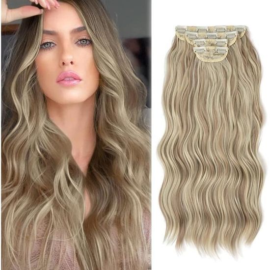 Extension Cheveux Naturels Clip,Extension a Clip Cheveux Naturel Bouclé ...
