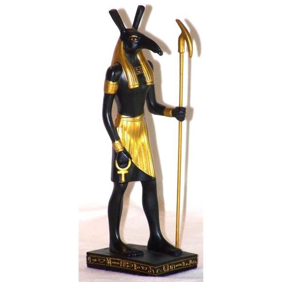 Statuette Dieu Egyptien Seth 22 cm - Cdiscount Maison
