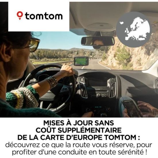 GPS - TOM TOM - GO BASIC 5 - Cartographie Europe 48 - Trafic à Vie - Wi ...