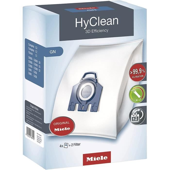 9917730 HyClean 3D Efficiency GN avec 4 sacs à poussière, filtre Air ...