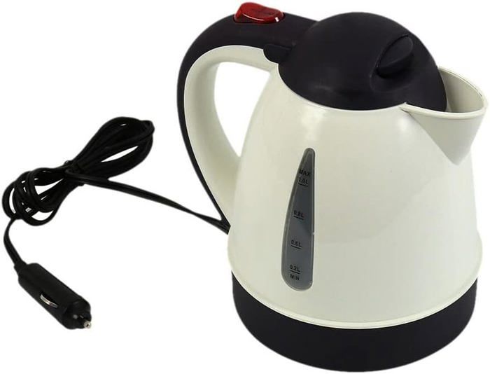 Bouteille chauffe-eau, portable, 1000 ml, 24 V, bouilloire de camion de voyage pour faire du thé ...