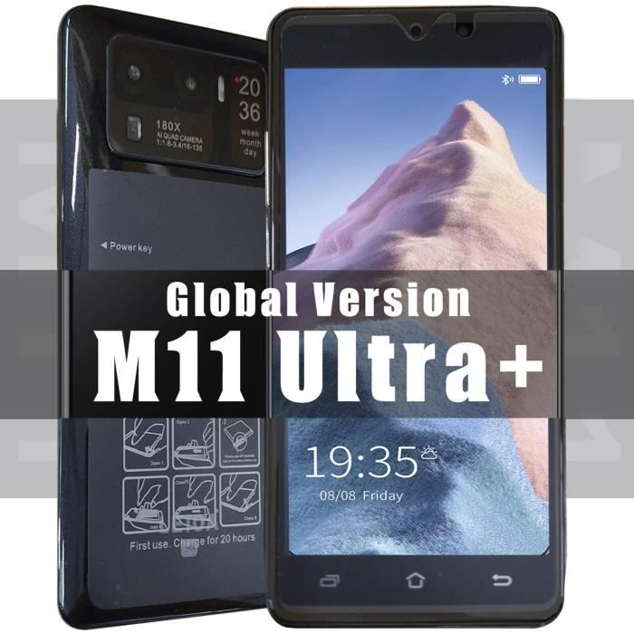 Smartphone M11 Ultra débloqué Android 1 + 4G RAM 5,5 pouces écran ...