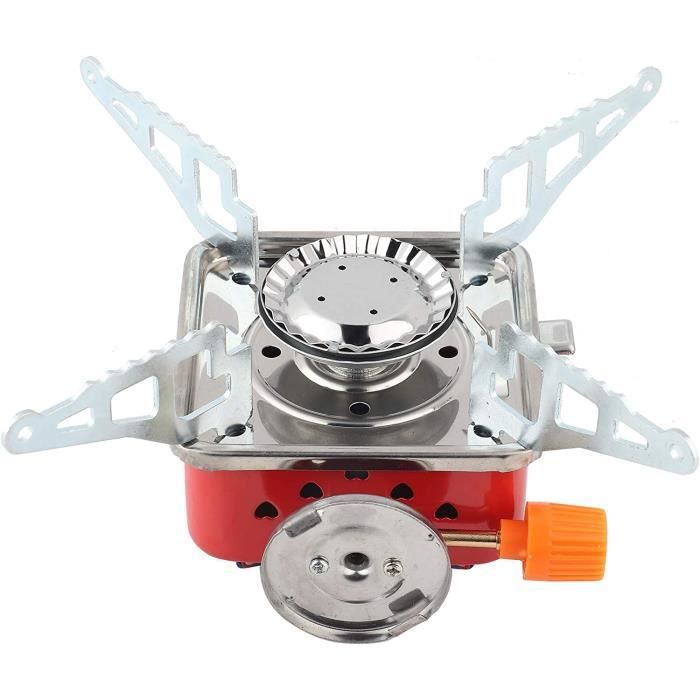 Mini Réchaud à Gaz de Camping Pliant Portable, Brûleur de Four Carré en ...