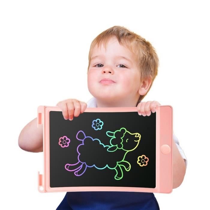 Tablette de dessin graphique colorée, 10 pouces, tableau de ...