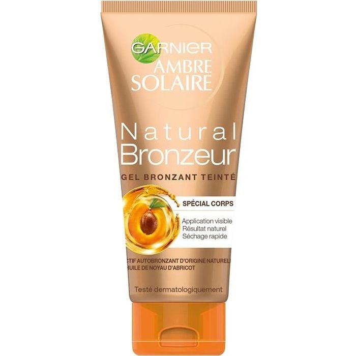 Garnier Ambre Solaire - Natural Bronzer - Gel Bronzant Teinté - Corps ...