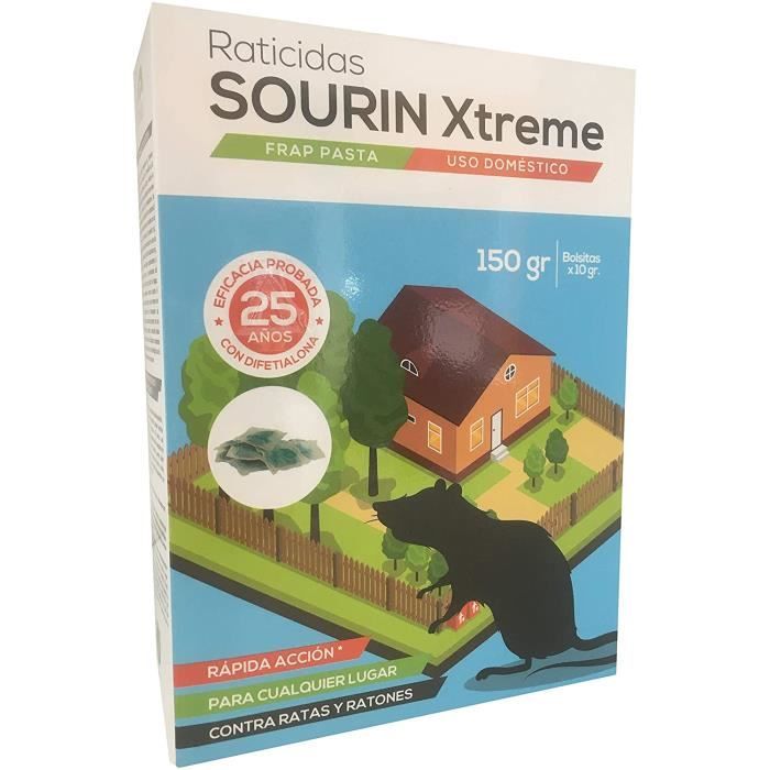 Rodenticide Sourin Xtreme Frap Pâte , Appat Frais, Utilisation ...
