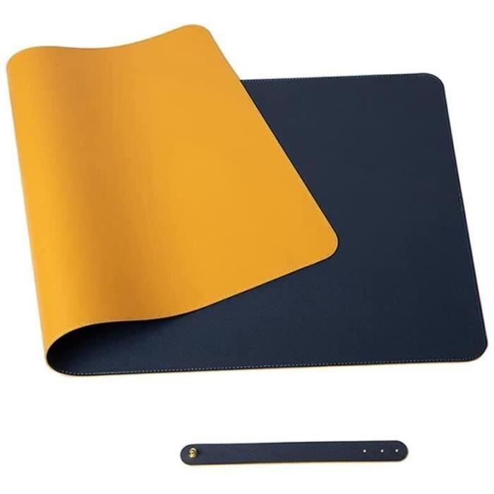 Sous-mains Bureau en Cuir PUGrand Sous-Main Bureau Double Face Tapis De ...