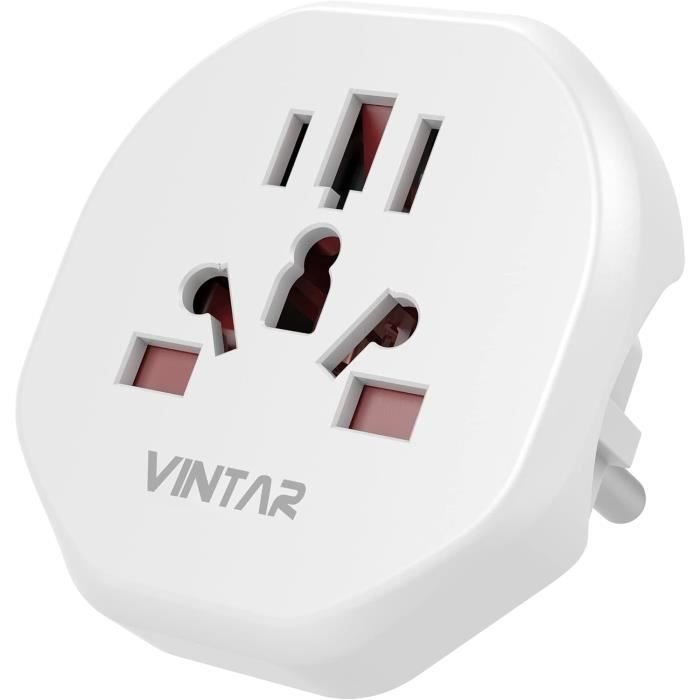 Adaptateur Prise Universel De Voyage, Adaptateur Prise International Vers France Pour Anglaise ...